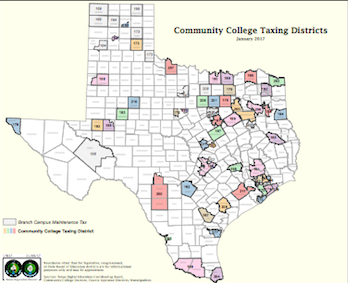College District Maps | Texas Association of Community Colleges